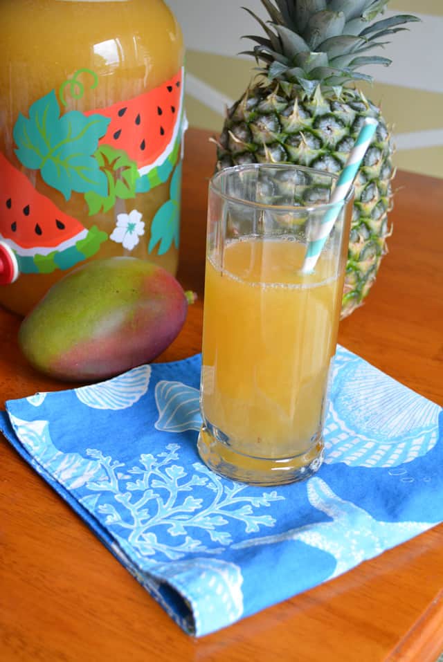 Mango Pineapple Sun Tea - Recipe Redux