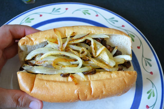 Mushroom "Steak" Sandwich with Whiz {Recipe Redux}