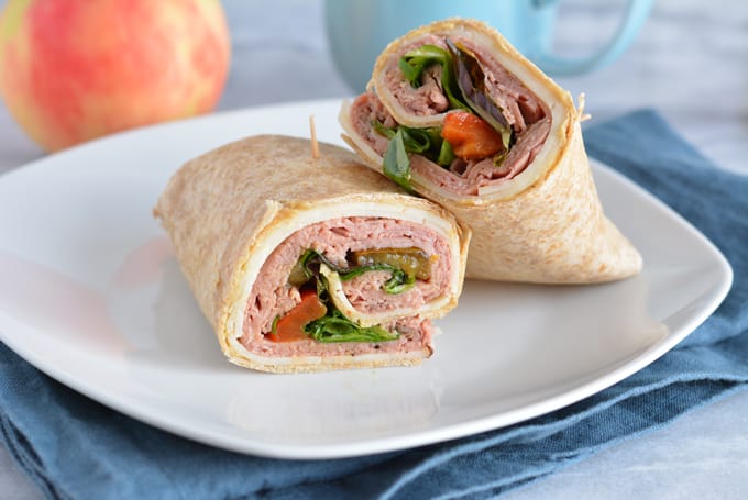 Roast Beef Italiano Wrap - Nourished Simply