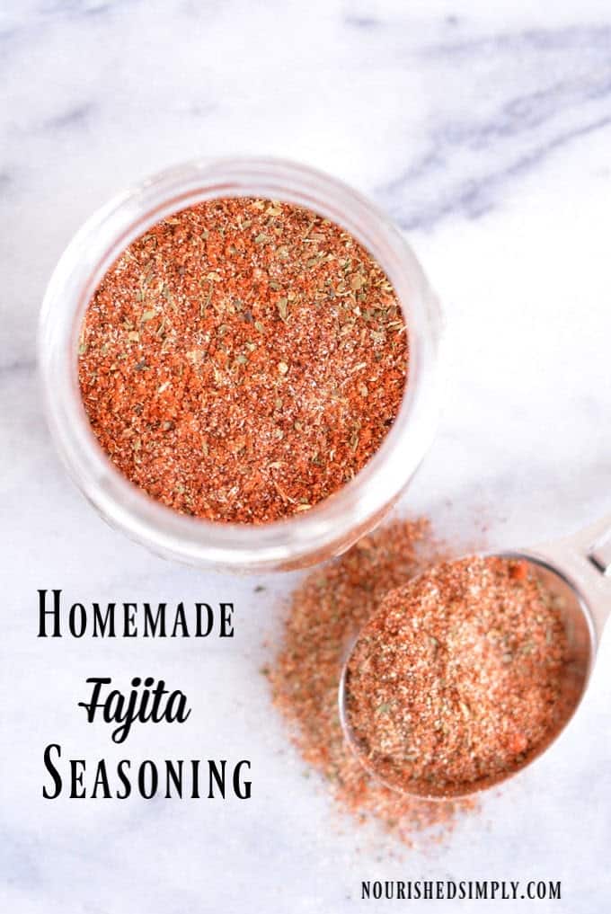 Salt-free Fajita Seasoning - Nourished Simply
